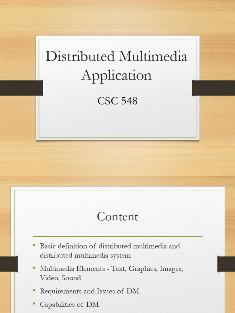 Chapter 1-Distributed Multimedia | PDF | Quality Of Service | Computer Network