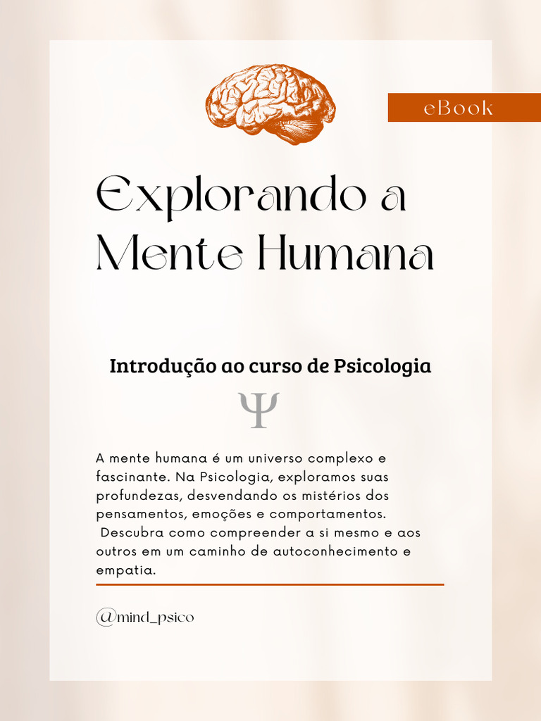 Explorando A Mente Humana - e Book - 20240311 - 204732 - 0000 | PDF | Neurônio | Psicologia