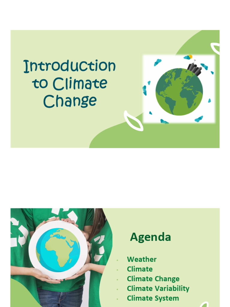 M1. Introduction To Climate Change | PDF | Climate | Climate Change