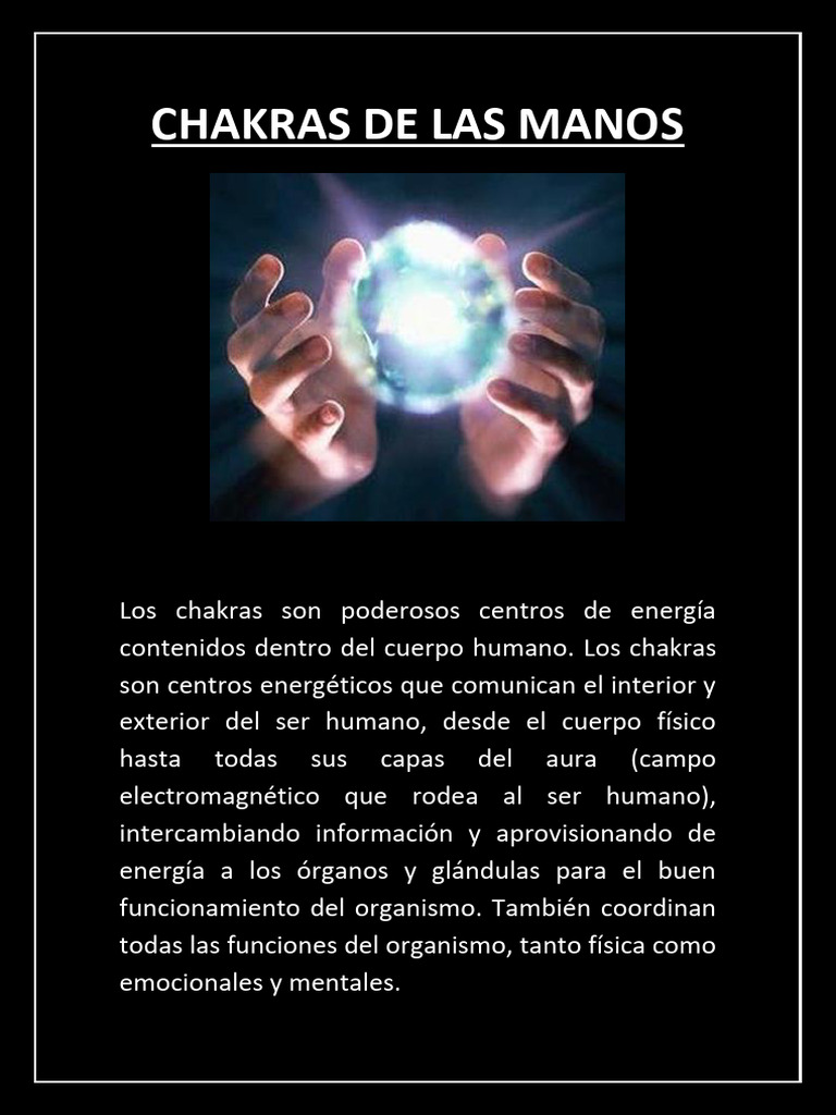CHAKRAS DE LAS MANOS | PDF | Mano | Chakra
