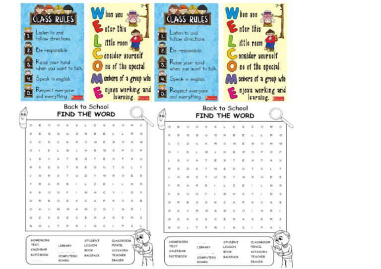 Welcome - Word Search | PDF