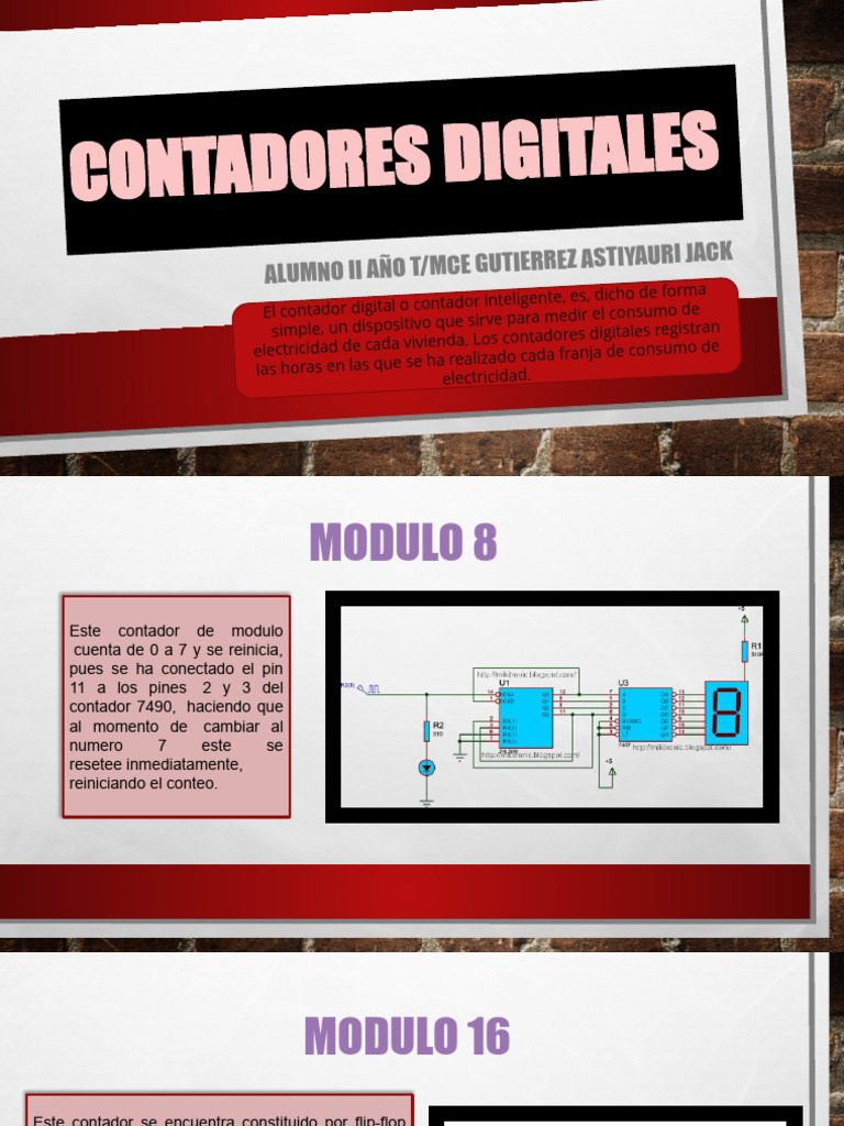 Contadores Digitales | PDF