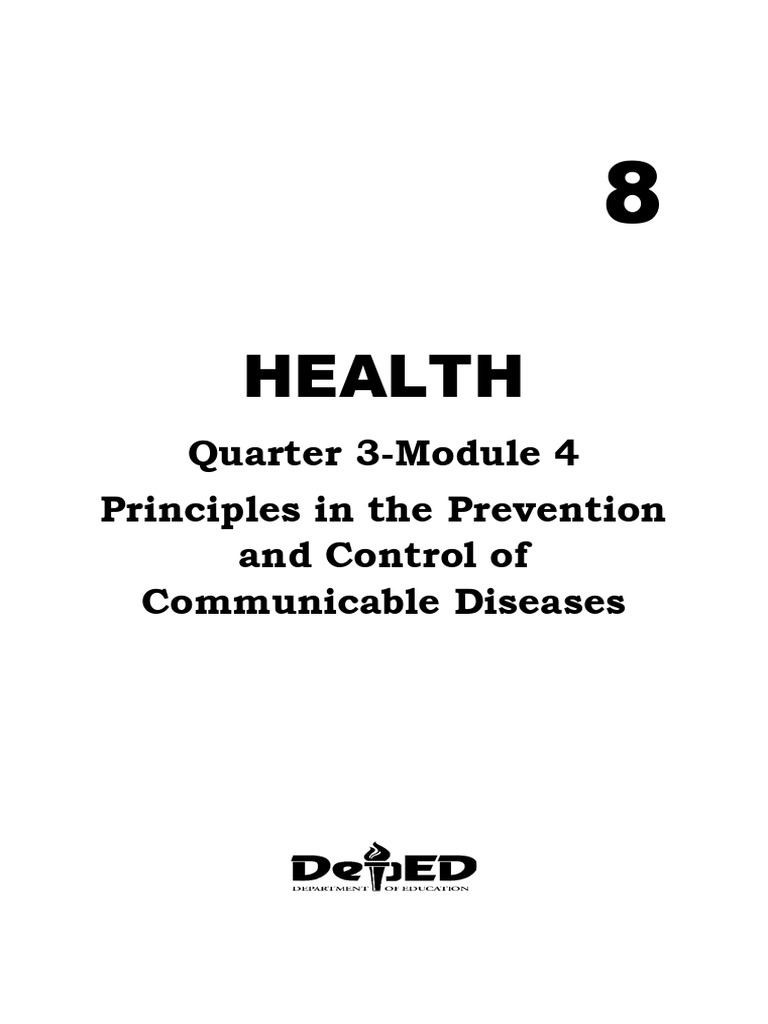 Health-8-Q3-Module-4-Week-4 | PDF | Infection | Microbiology