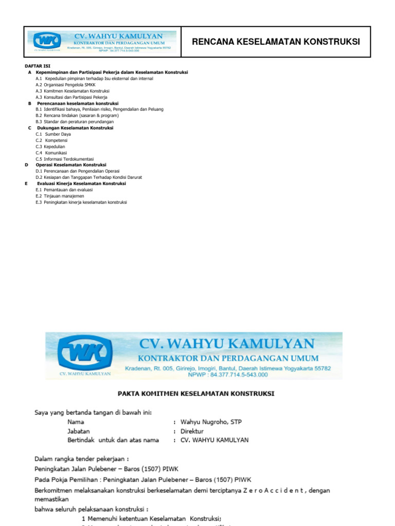 RKK Jalan Pulebener - Baros (1507) | PDF