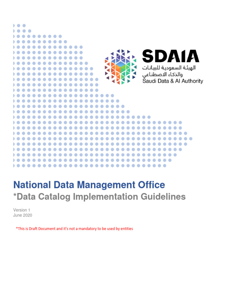 Data Catalog Guide for Gov Entities | PDF | Metadata | Data Quality