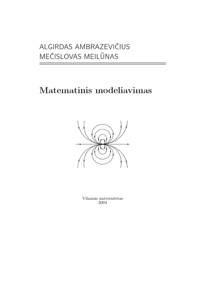 Matematinis Modeliavimas (M.Meilunas, A. Ambrazevicius) | PDF