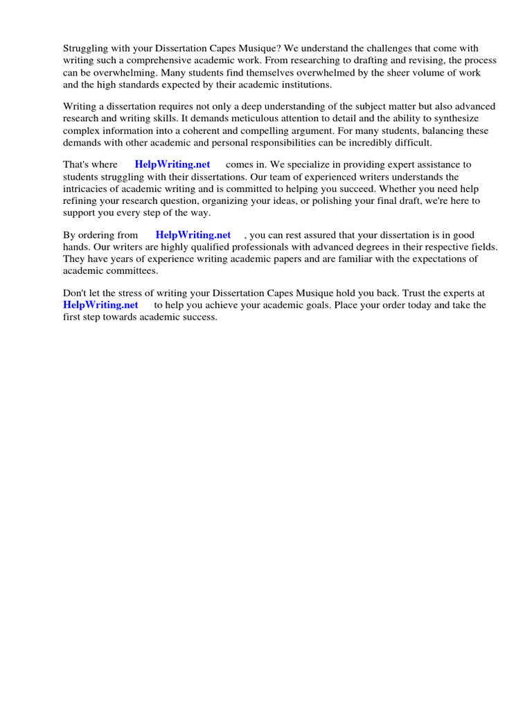 Dissertation Writing Help Services | PDF