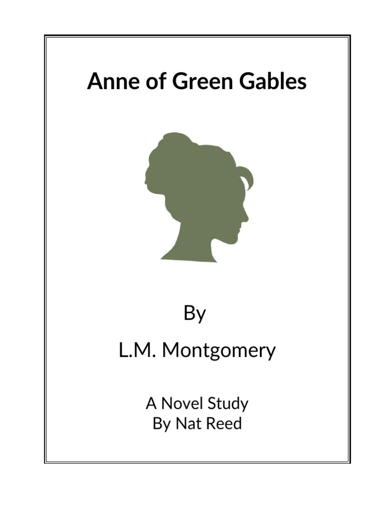 Anne of Green Gables Novel Study Preview | PDF | Anne Of Green Gables ...