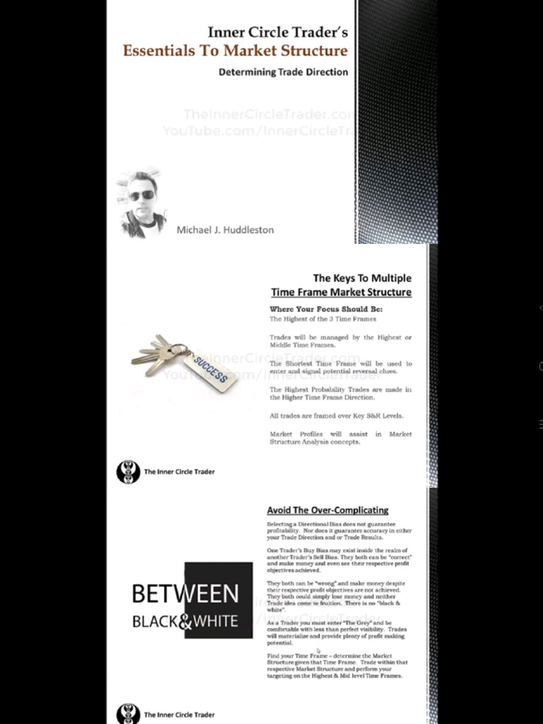 Ep1 Essentials To ICT Market Structure | PDF