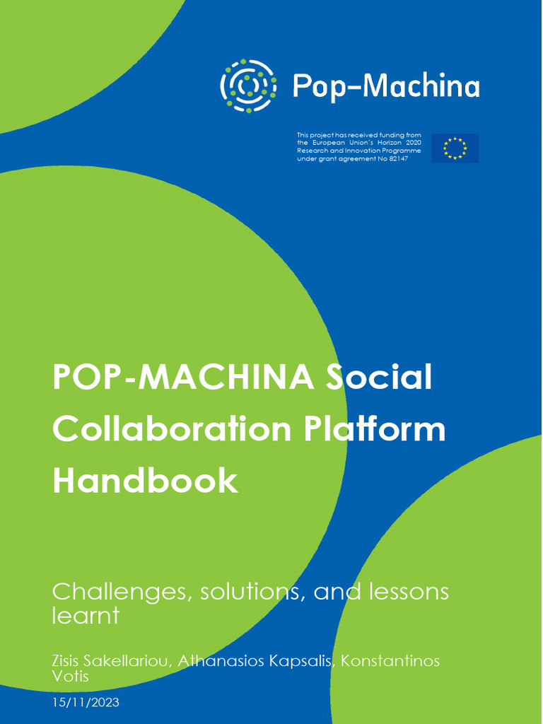 Pop Machina - Social Collaboration Platform Handbook - Final | PDF | Educational Technology ...