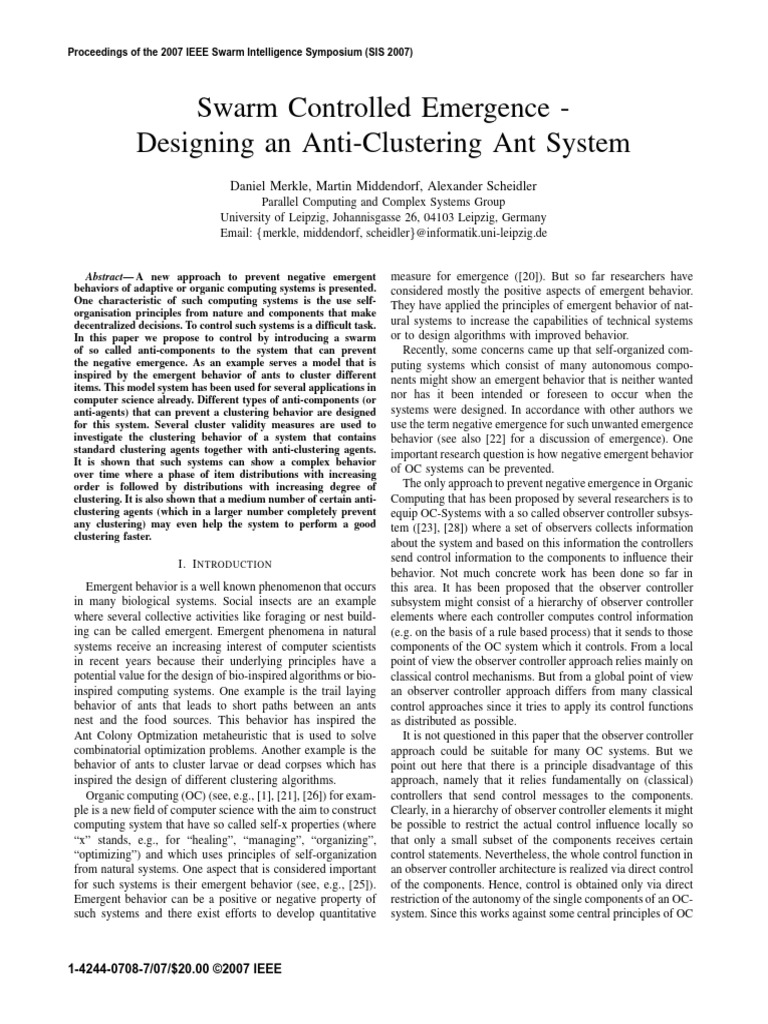 S009P002 | PDF | System | Emergence