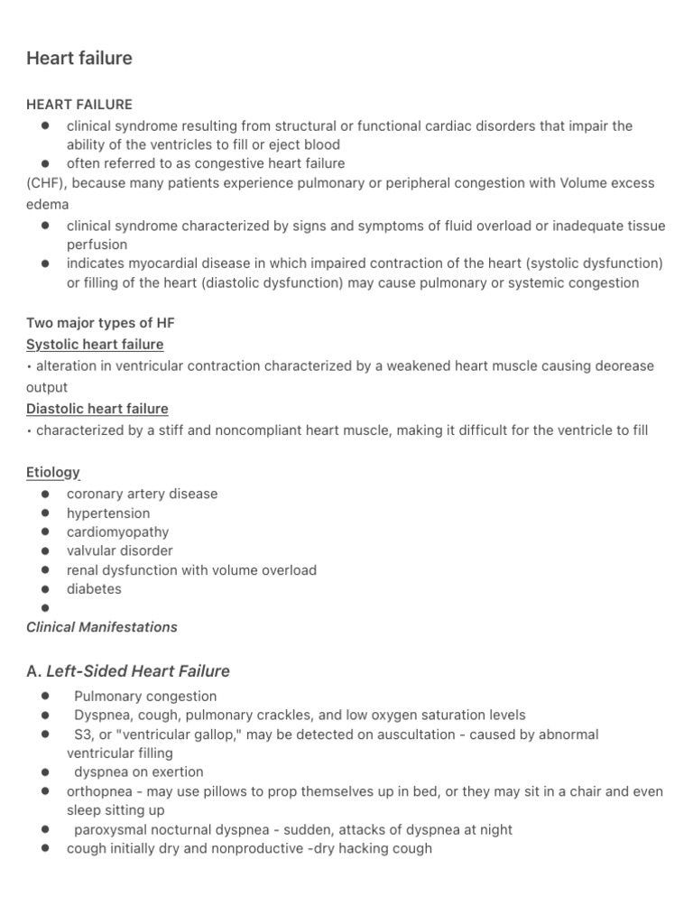 Heart Failure | PDF | Heart Failure | Heart