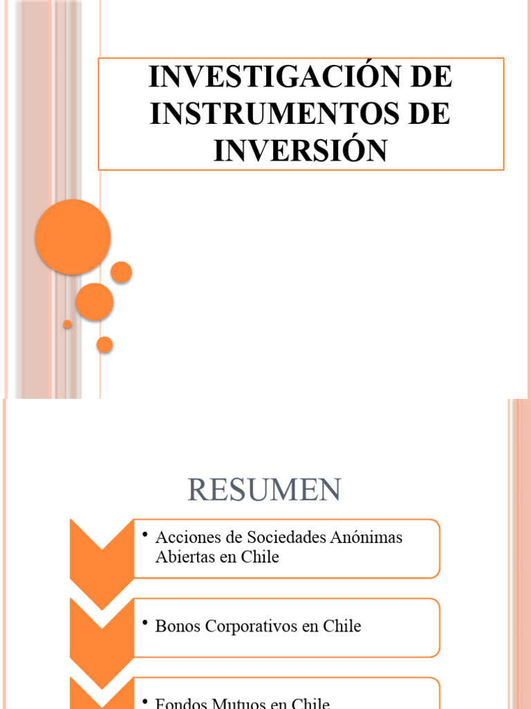 Instrumentos de Inversión | Descargar gratis PDF | Fondo de inversión ...