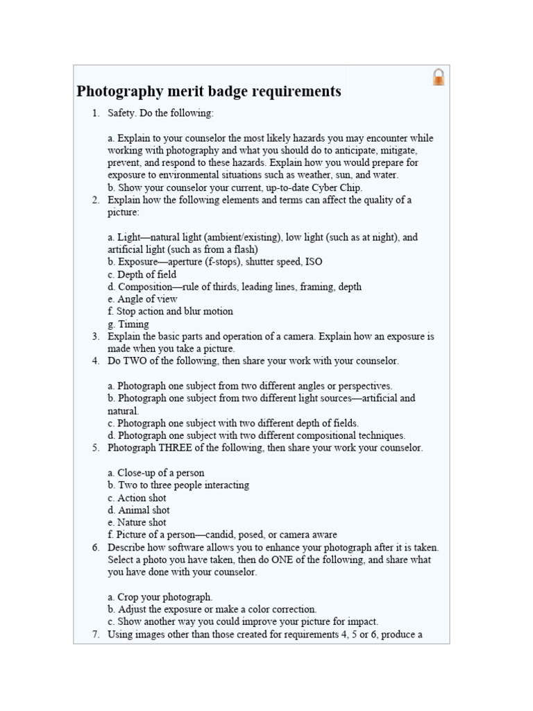 Photography MB | PDF | Exposure (Photography) | Camera