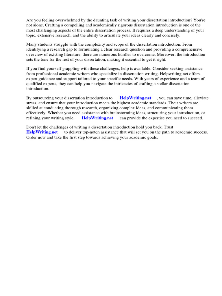 Dissertation Introduction Paragraph Pdf Essays Thesis