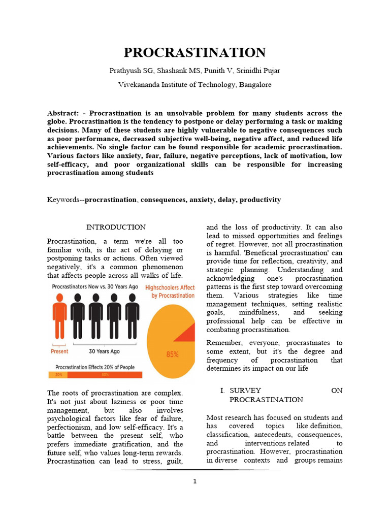procrastination | PDF | Professional Skills | Procrastination