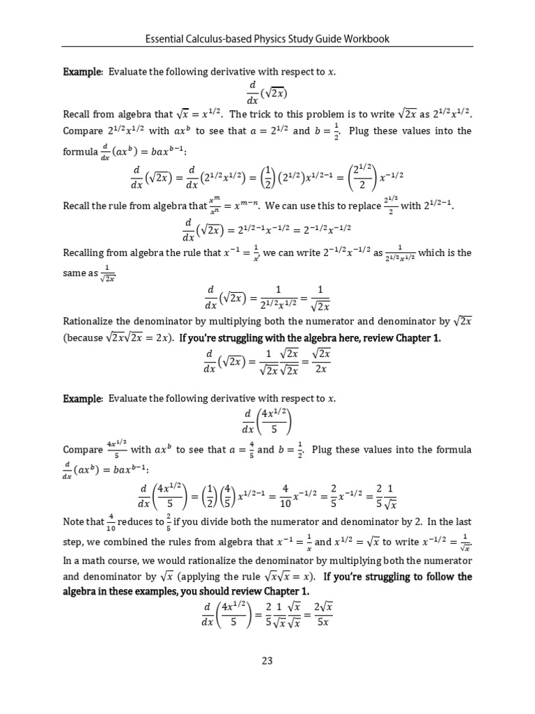 Chris McMullen - Essential Calculus-Based Physics Study Guide Workbook ...