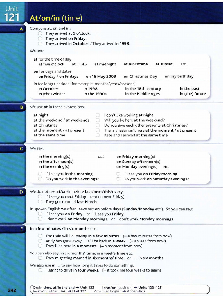 English Grammar in Use - PREPOSITIONS | PDF