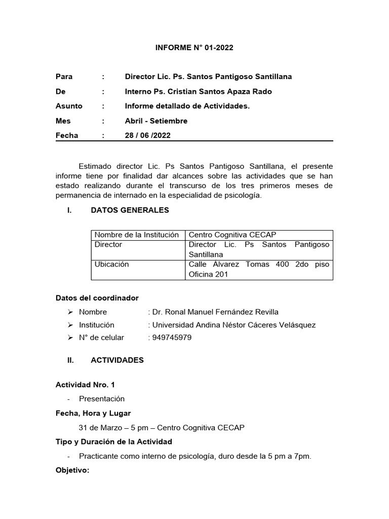 InformeA JGognitiva | PDF | Cognición | Conceptos psicologicos