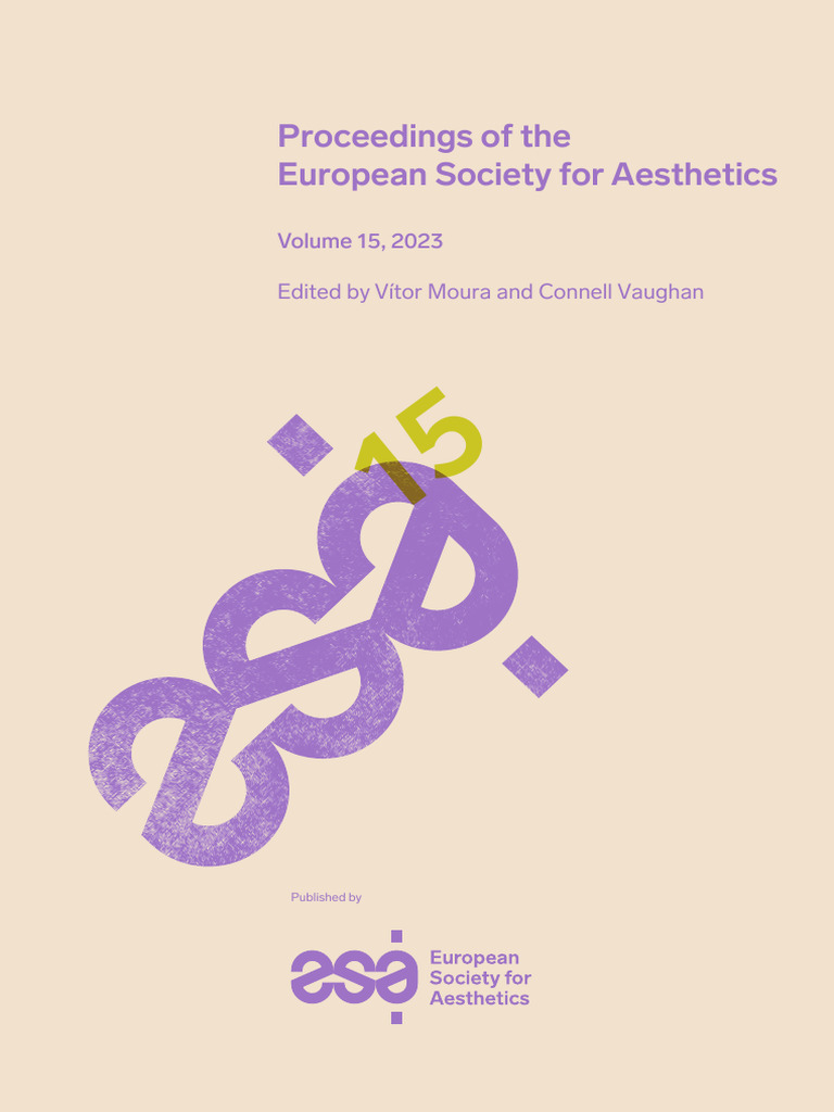 ESA-Proceedings-Full-Issue 2023 | PDF | Experience | Thought