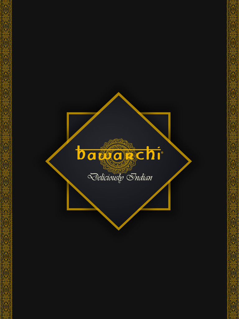 Bawarchi Menu 1 | PDF