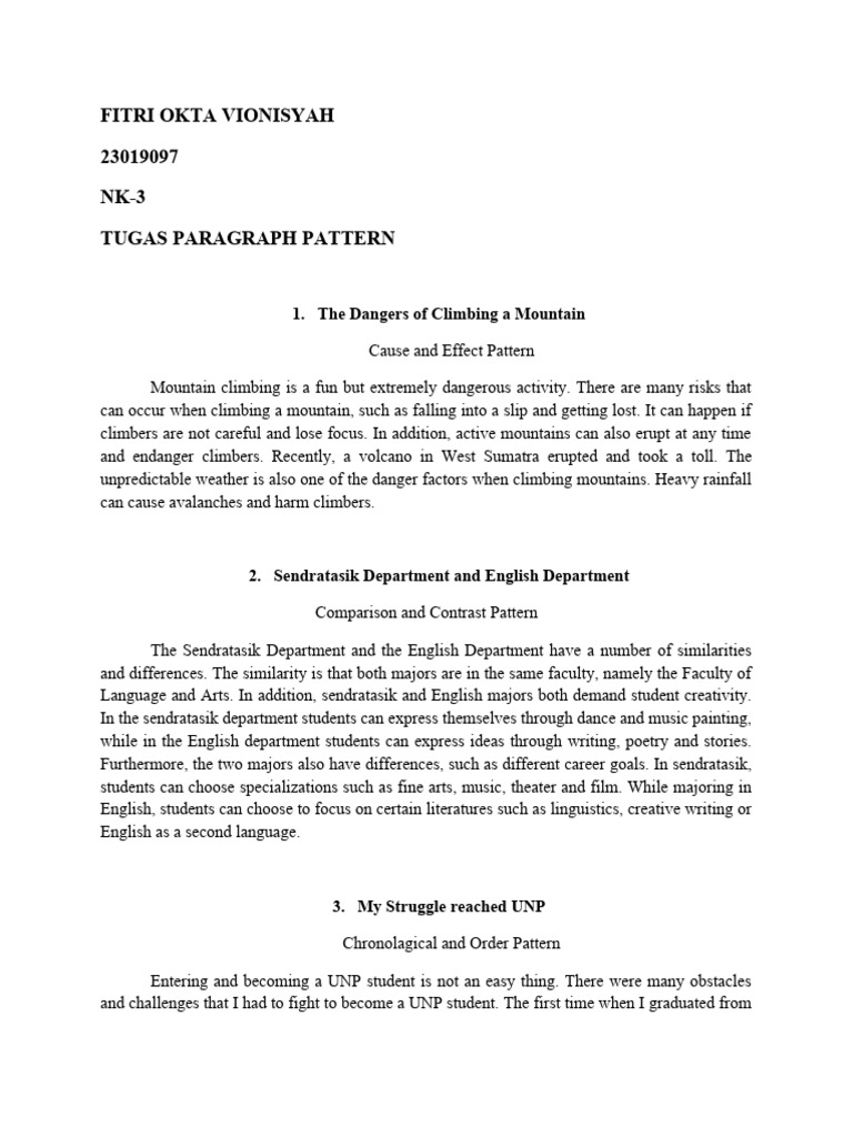 Paragraph Pattern | PDF | Predation | Guitars