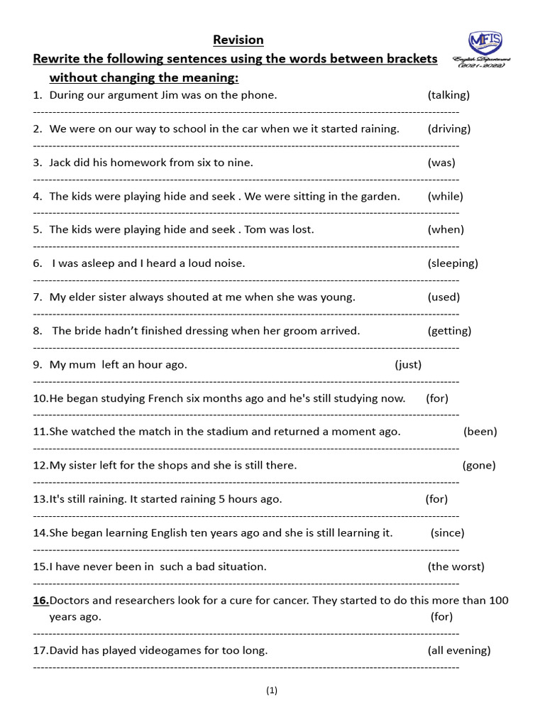 Grammar - Final | PDF