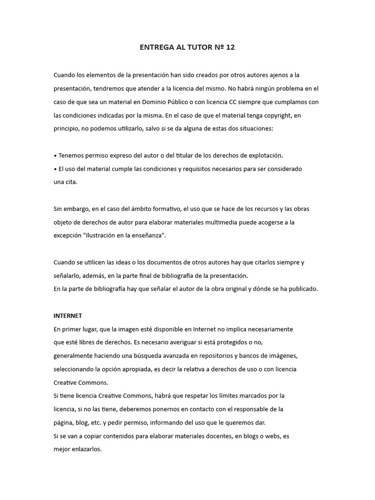 Entrega Al Tutor #12-M2 | Descargar gratis PDF | Creative Commons ... Entrega Al Tutor #12-M2 | Descargar gratis PDF | Creative Commons ...