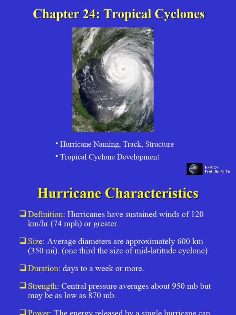 Lecture.24.Tropical Cyclone | PDF | Tropical Cyclones | Eye (Cyclone)