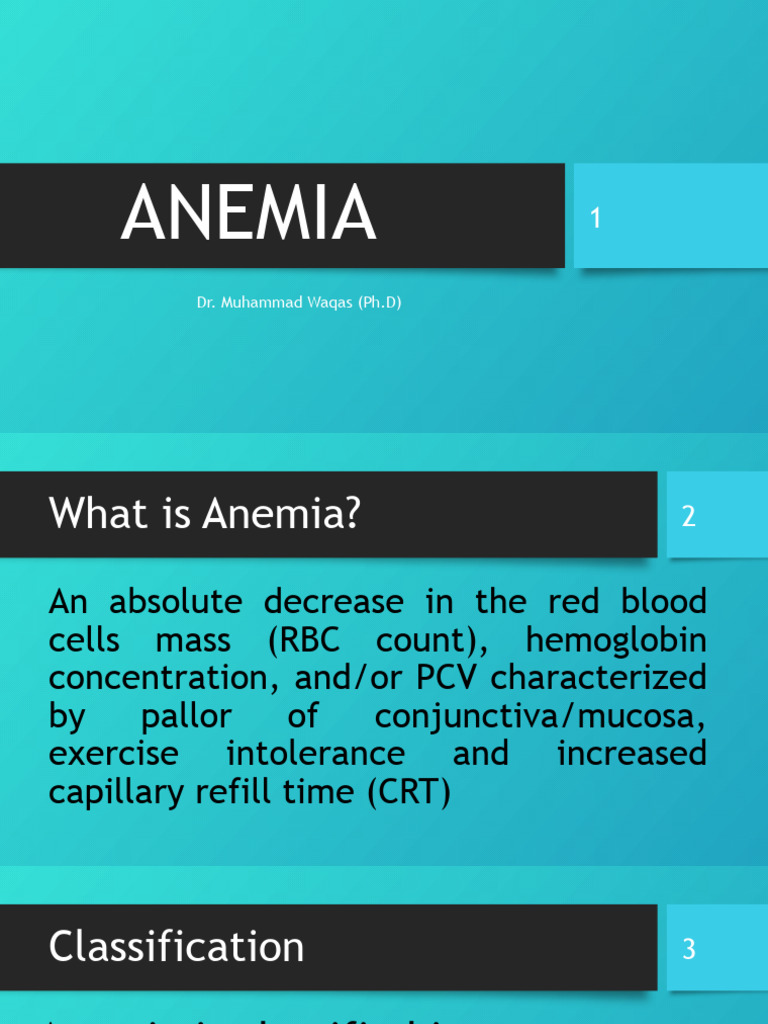 Anemia | PDF | Anemia | Medical Specialties