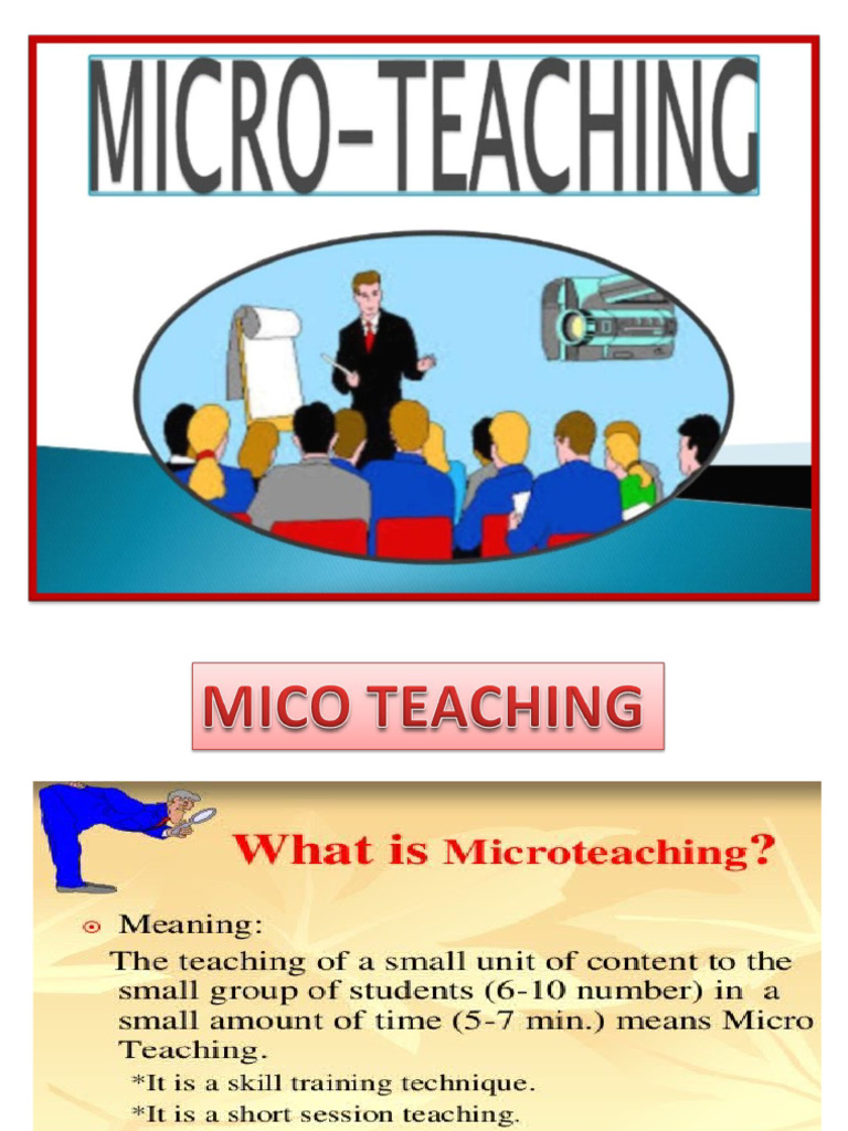 MICROTEACHING B.Ed. Format | PDF | Social Science