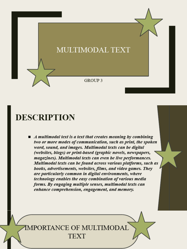 Multimodal Text Eng g3 q2 | PDF | Human Communication | Communication