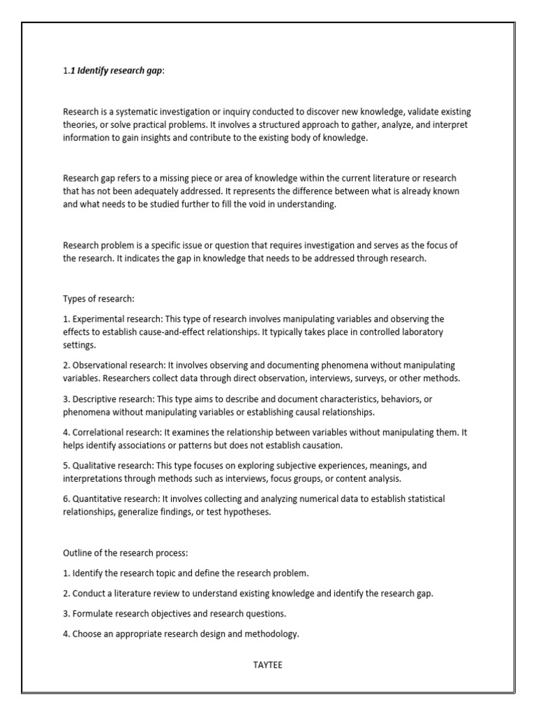 RESEARCH METHODS trp... | PDF | Methodology | Hypothesis