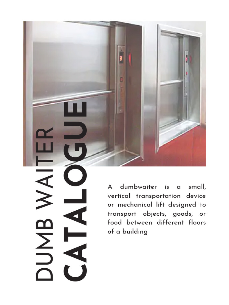 Dumb Waiter Sample | PDF