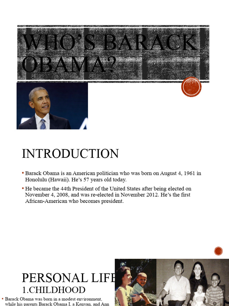 Barack Obama's Family and Career Overview | PDF | Barack Obama ...