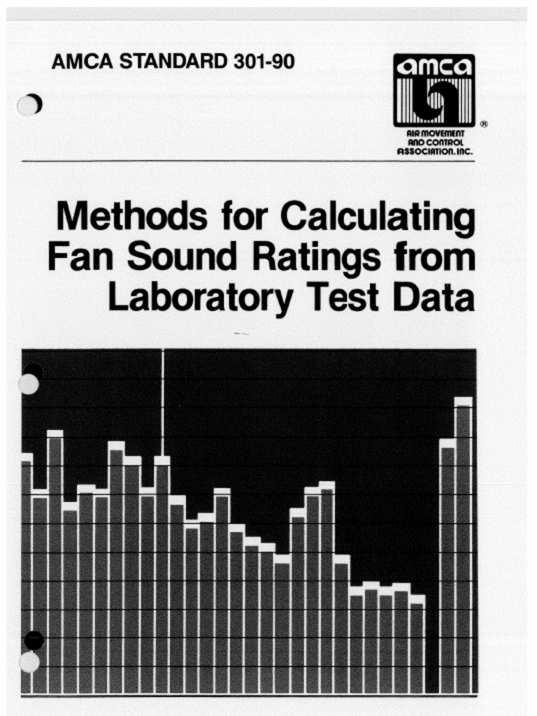 10.AMCA Standard 301-90 Methods For Calculating Fan Sound Ratings From ...