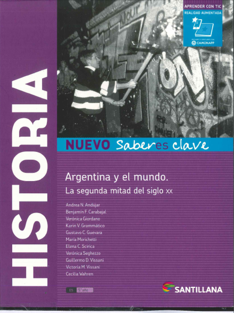 Historia Argentina 5 y El Mundo 2da Mitad Del Siglo XX Santillana | PDF