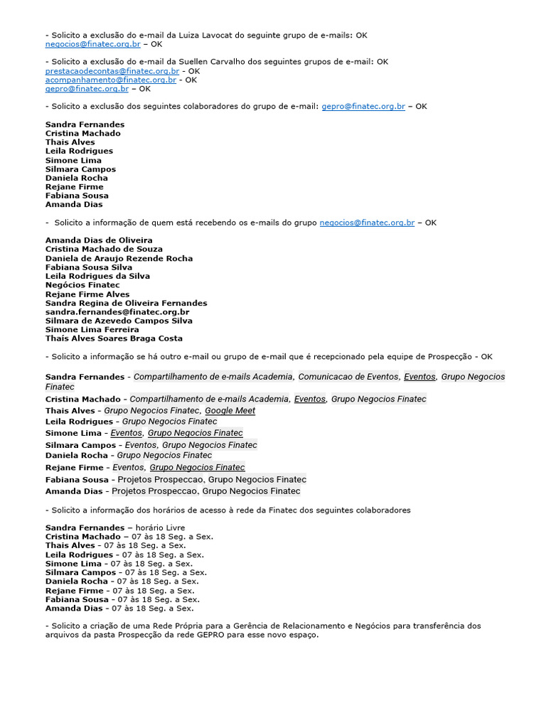 Chamado - ID 20823 | PDF