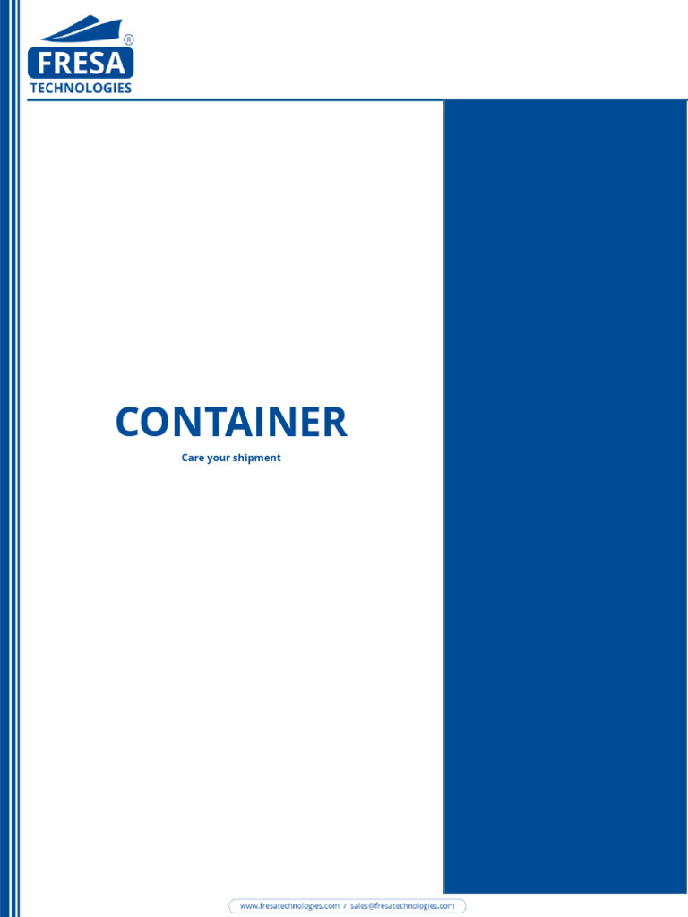 Container | PDF | Containerization | Freight Transport