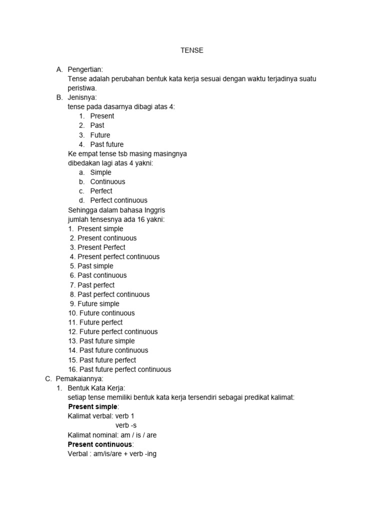 TENSE | PDF | Semantic Units | Linguistics