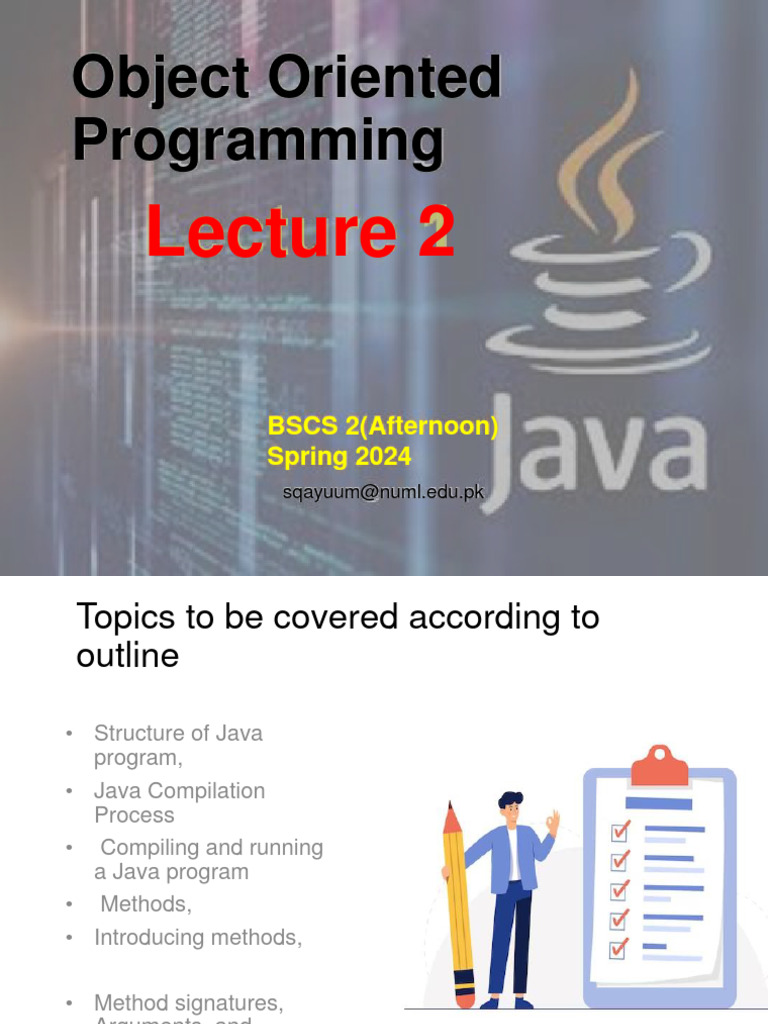Lecture 2 Structure, Methods | Download Free PDF | Method (Computer Programming) | Java ...