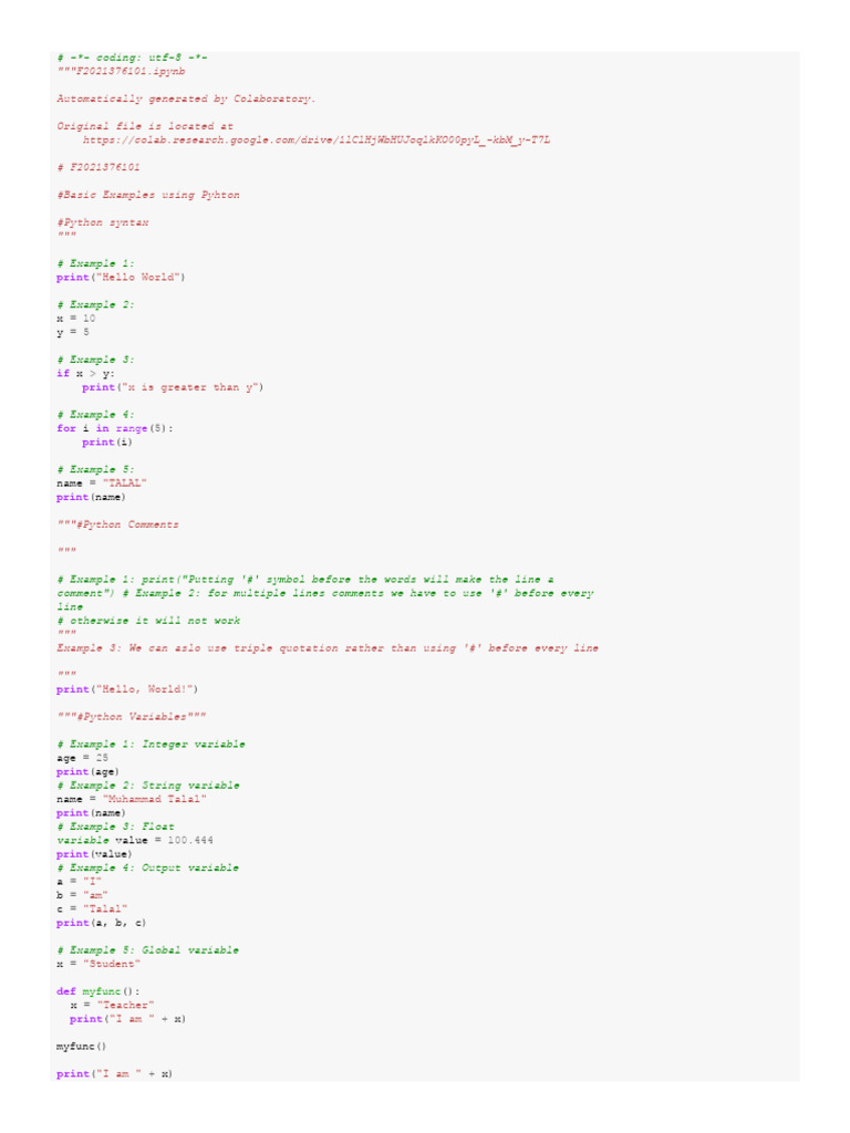F2021376101 | PDF | Boolean Data Type | Integer (Computer Science)