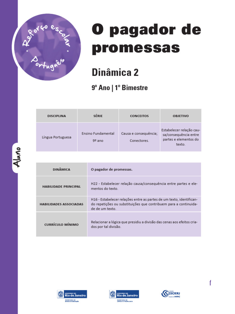 Portugues A09 D02 1B Aluno Ok | PDF | Teatro | História Antiga