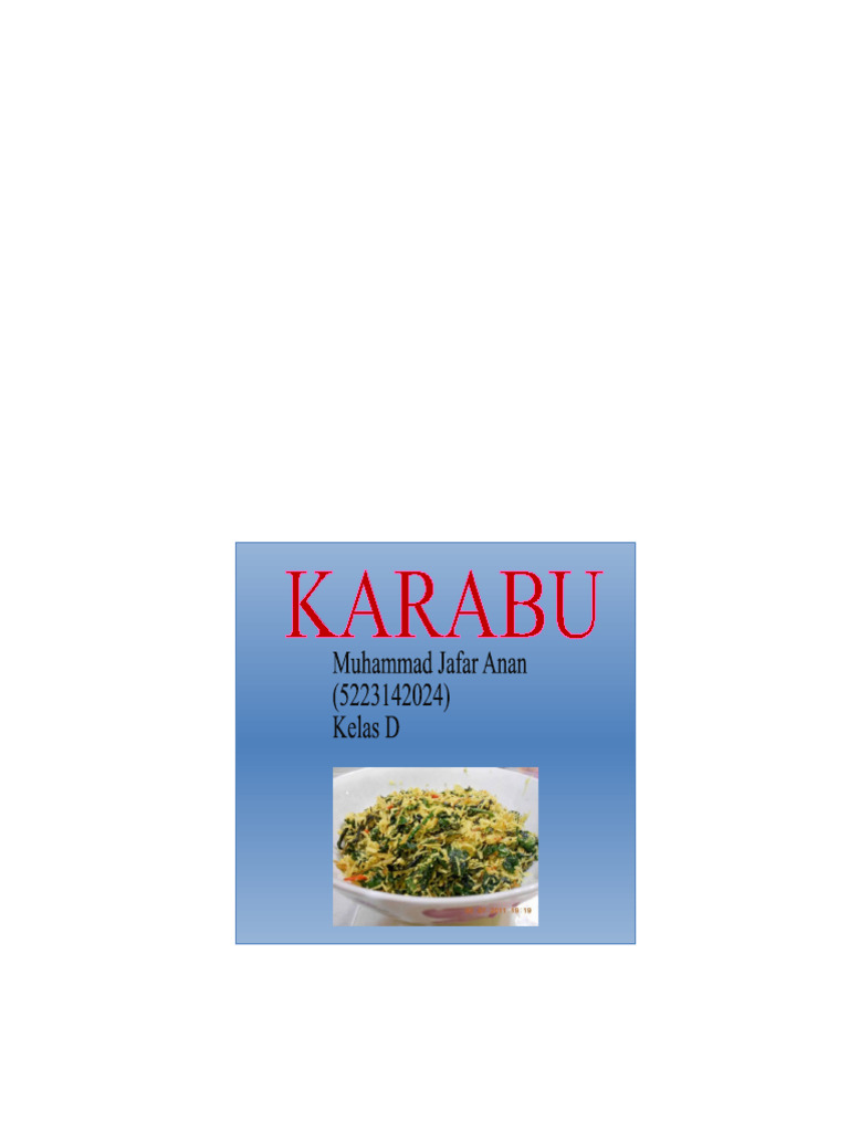 Menu Kartu PRAKTEK 7 | PDF