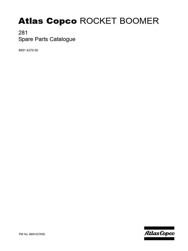 Spare Parts Catalogue BOOMER 281 | PDF