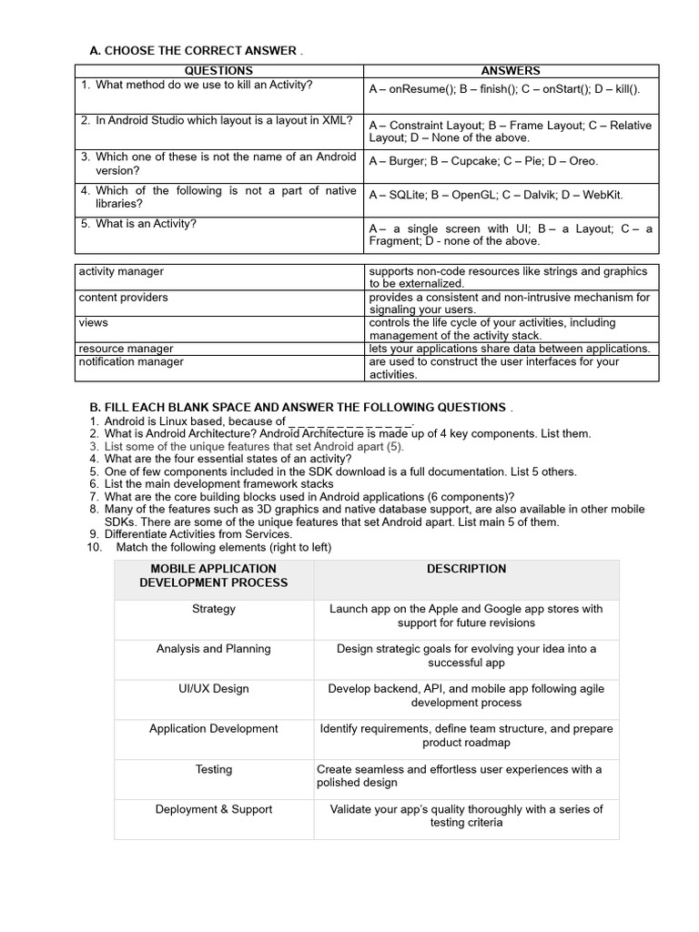Tutorial Exam MAP | PDF | Mobile App | Android (Operating System)
