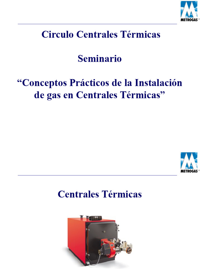 Instalación de Gas en Calderas Térmicas | PDF | Ventilación ...
