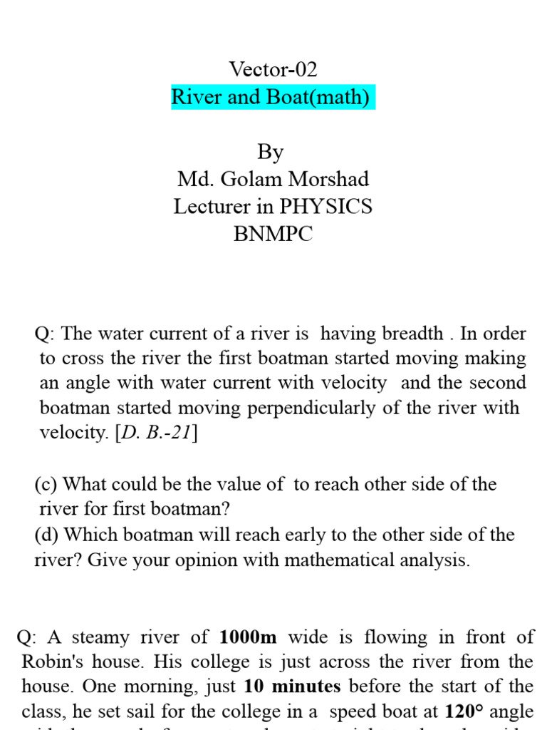 Vector-03-River-And-Boat 2 | PDF