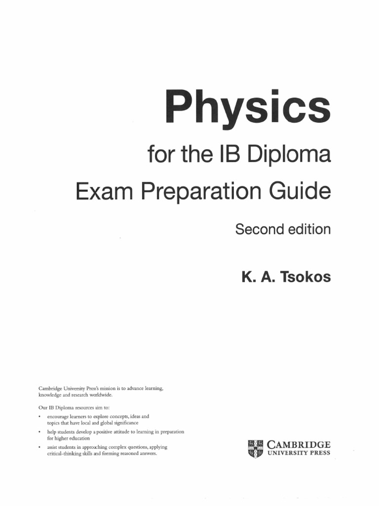 Topic 1 Cambridge IB Physics Study Guide | PDF