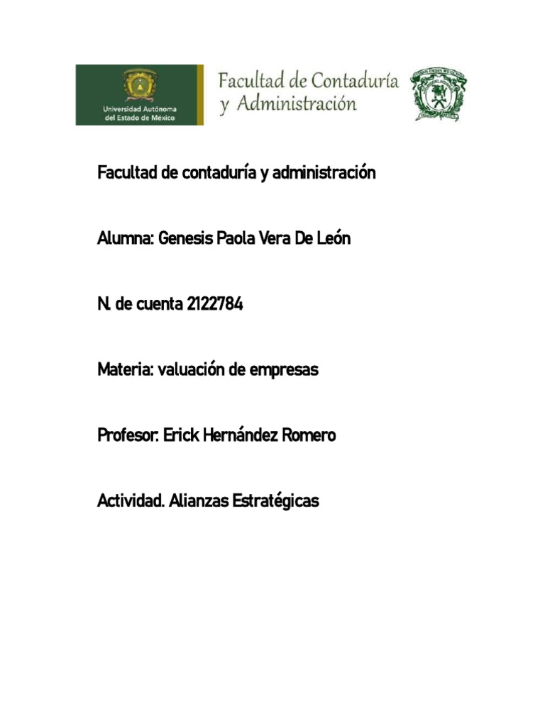 A - 3 Alianzas Estratégicas | PDF | Business | Proyecto conjunto